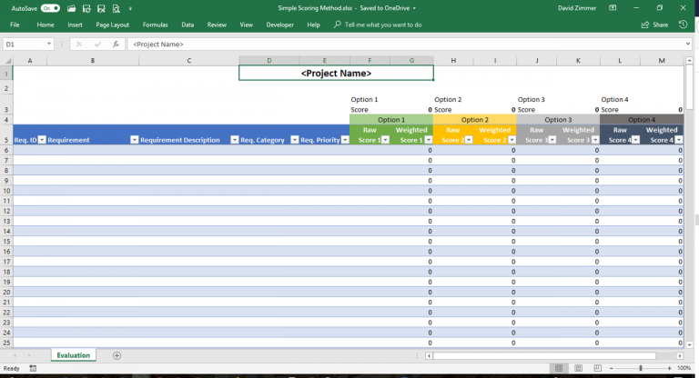 What is the Weighted Scoring Method? - Expanded Project Management Glossary