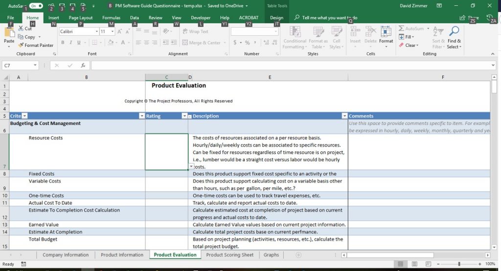 Plugging the Holes in the Weighted Scoring Model - Expanded Project ...