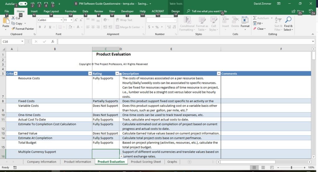 Plugging the Holes in the Weighted Scoring Model - Expanded Project ...