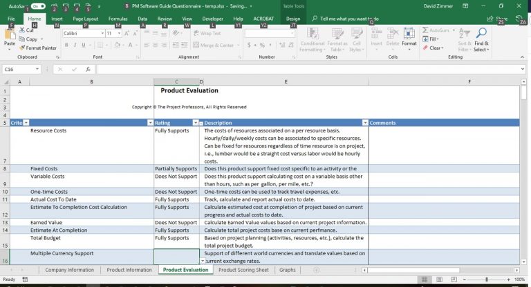 Plugging the Holes in the Weighted Scoring Model - Expanded Project ...